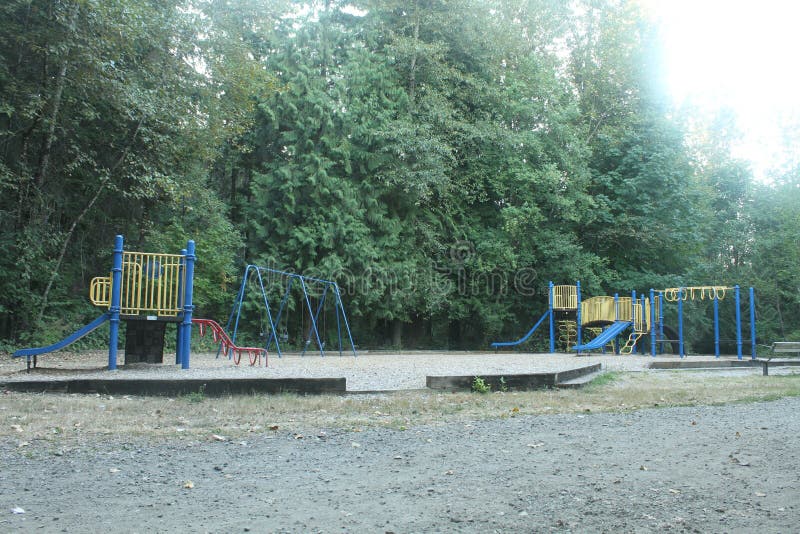 Lonely playground stock photo. Image of playground, kids - 100261932