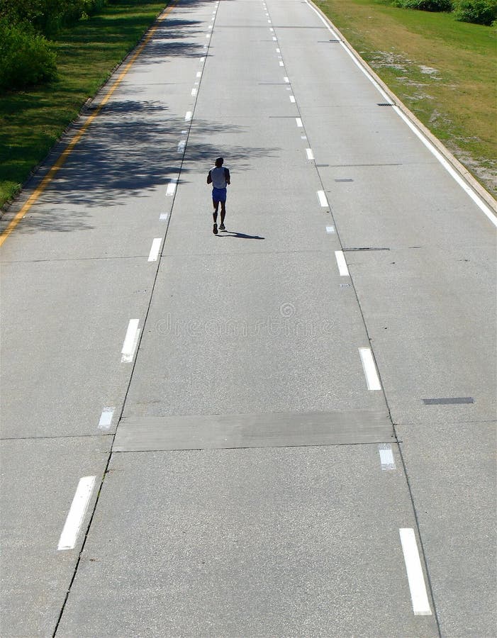 Lonely runner stock image. Image of heart, fast, sneakers - 747255
