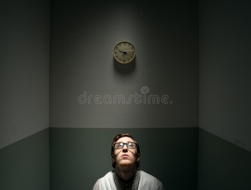 Lonely sad nerd guy stock photo. Image of geek, depression - 37822836