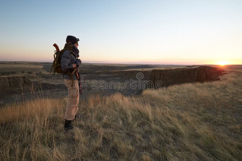 The lonely soldier. stock photo. Image of courage, army - 69058224