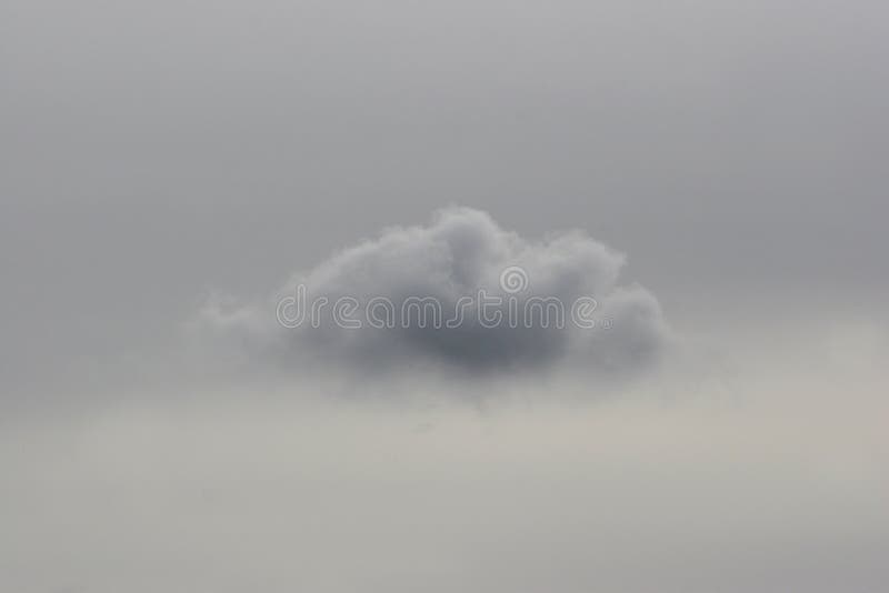 Lonely storm cloud stock image. Image of nature, heaven - 2364409