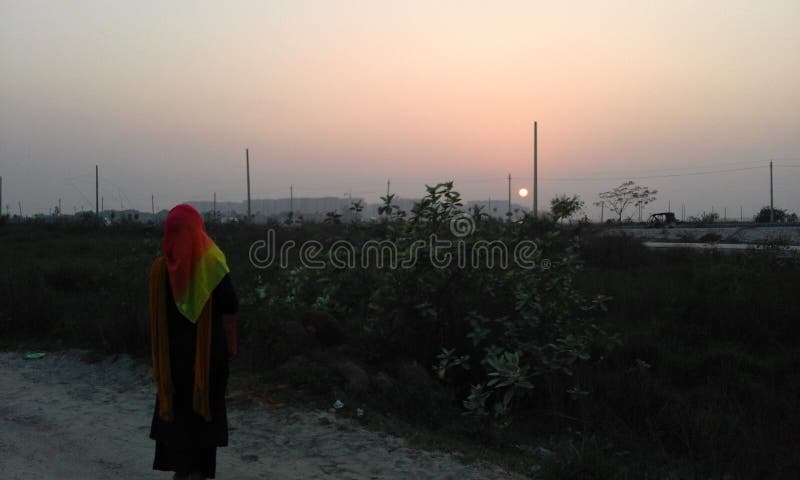 Lonely at sunset stock image. Image of lonely, good, sunset - 83882991