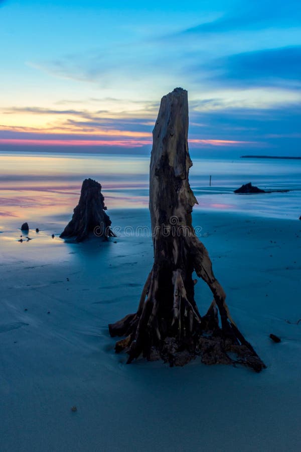 Lonely sunset scene stock photo. Image of holiday, lonely - 153603966