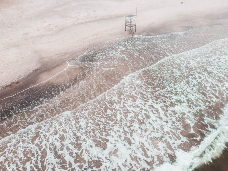 Lonely tower by the sea stock image. Image of geology - 234236635