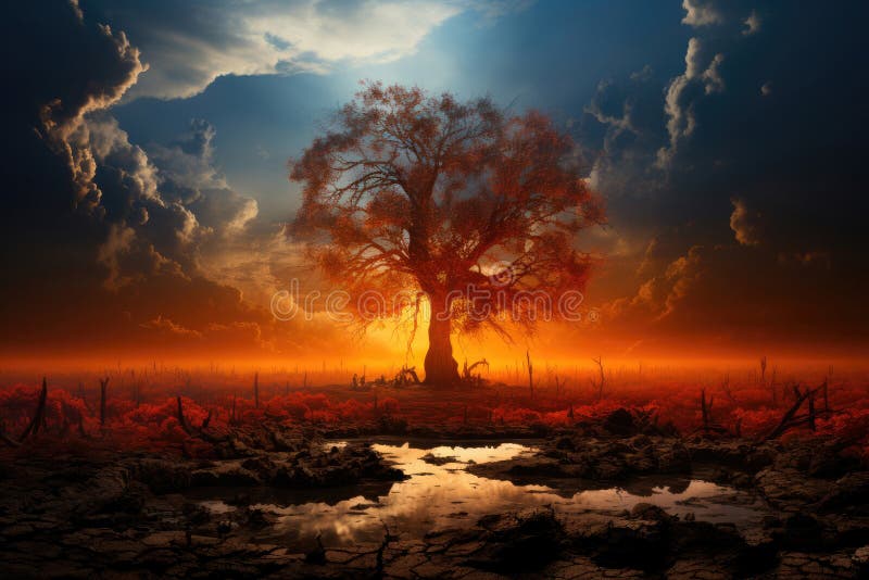 Lonely Tree on the Scorched Earth. Environmental Problems of ...