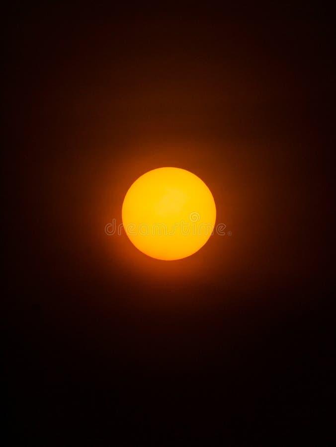 The Lonely Yellow Sun stock image. Image of beautiful - 122285493