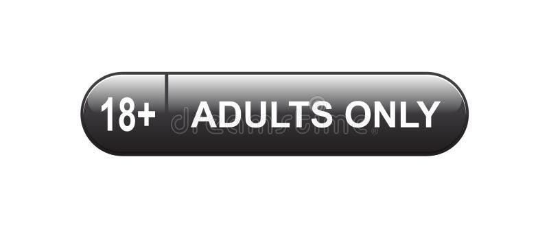 18 plus adults only stock illustration. Illustration of advertising ...