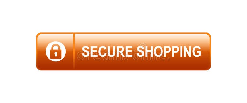 Secure shopping stock illustration. Illustration of care - 151850432