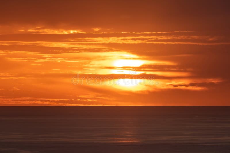 Sun disk in clouds stock photo. Image of sunset, beam - 187210978