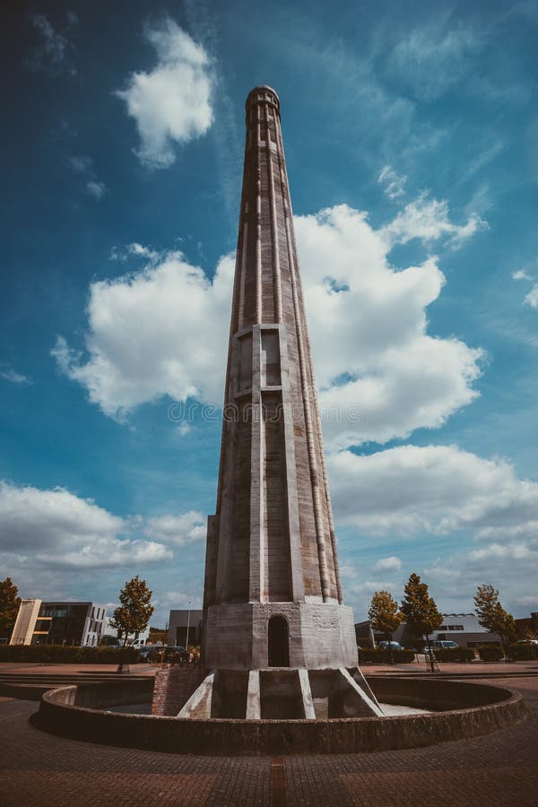 Long Angle View of a Tower at the Eoldet Coal Mine. Stock Photo - Image ...