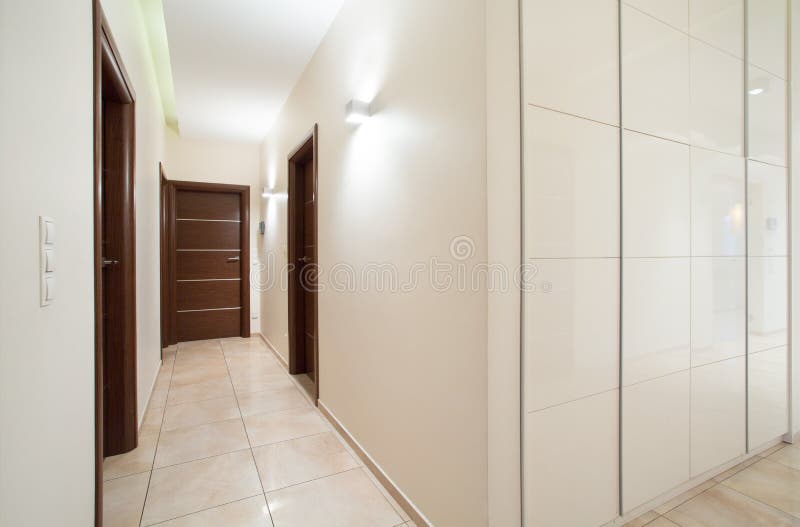 Designed Anteroom in Single-family Home Stock Image - Image of mansion ...