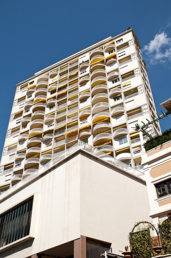 Long Apartment Hallway stock image. Image of building - 144072661