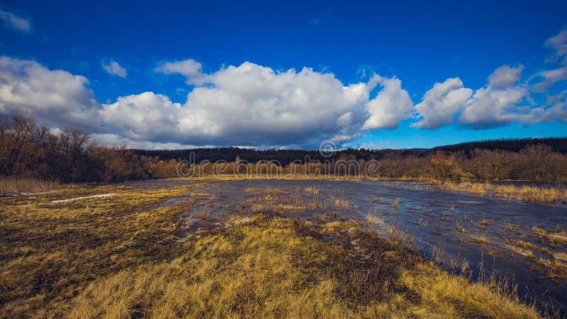 The Long-awaited Spring in the Countryside Stock Photo - Image of cold ...