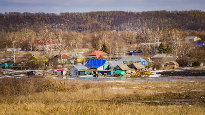 The Long-awaited Spring in the Countryside Stock Photo - Image of crop ...