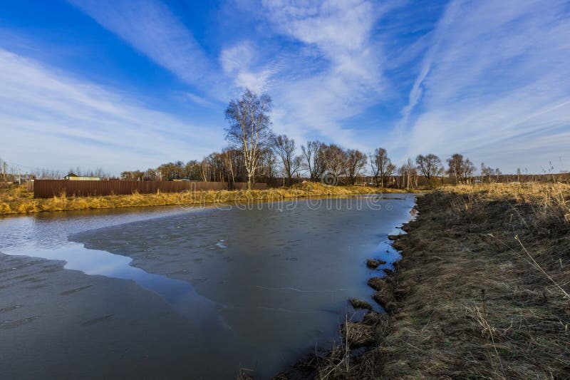 The Long-awaited Spring in the Countryside Stock Photo - Image of ...