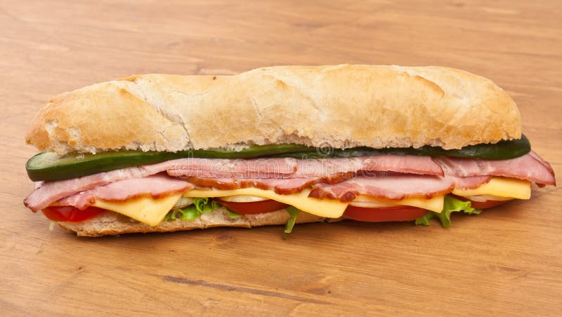 Sub sandwich stock image. Image of bread, hoagie, meal - 544849