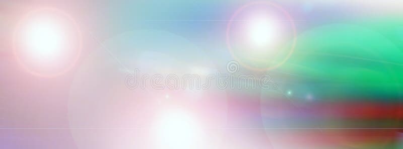 Long Banner. Abstract Soft Colorful Background with Len Flare Effect ...