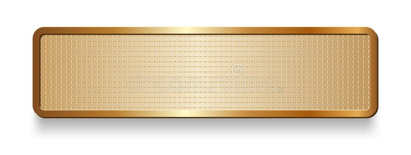 Long Plaque stock vector. Illustration of iron, gradient - 212235907