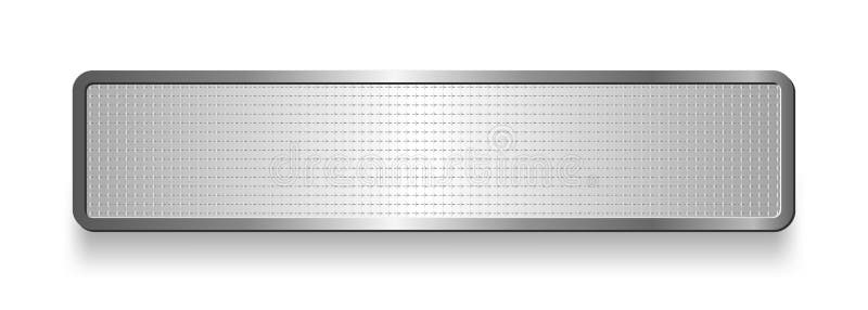 Long Plaque stock vector. Illustration of iron, gradient - 212235907