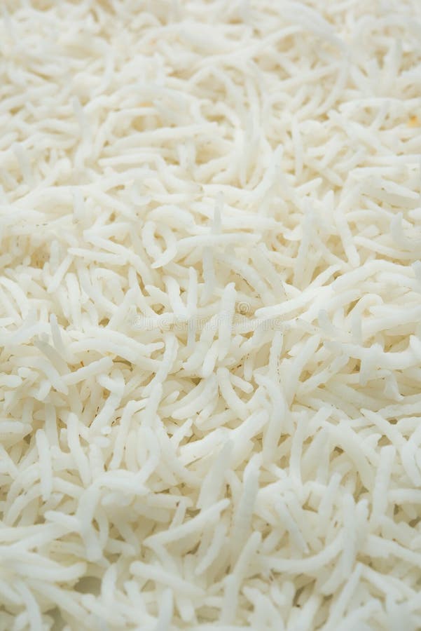 Boiled Indian Basmati Rice Served in a Bowl Stock Photo - Image of ...