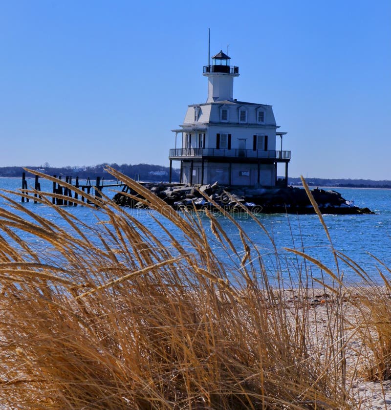 Long Beach Bar Bug Lighthouse 4 Stock Photo - Image of coast, cape ...