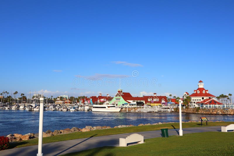 Long Beach SHORELINE VILLAGE - Long Beach, California Editorial Image ...