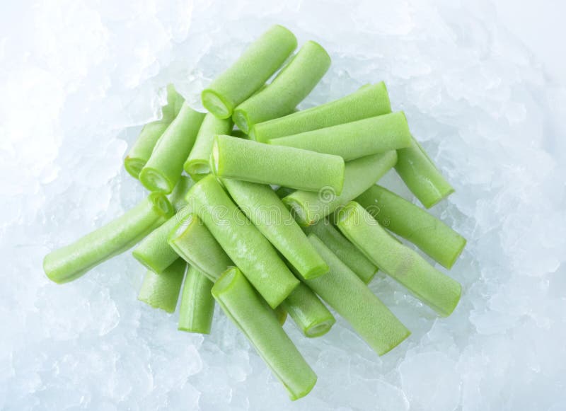 Long bean and ice stock image. Image of string, bean - 59259685
