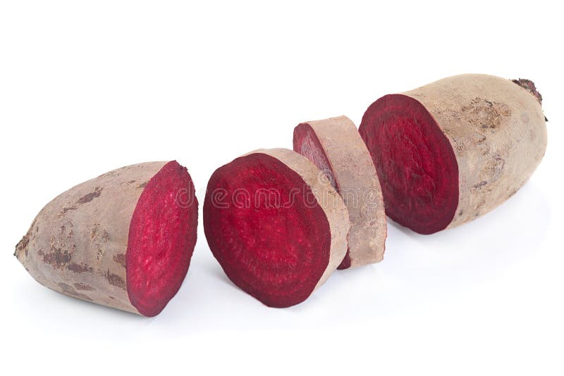 Long Beet Root Vegetable on White Stock Photo - Image of healthy ...