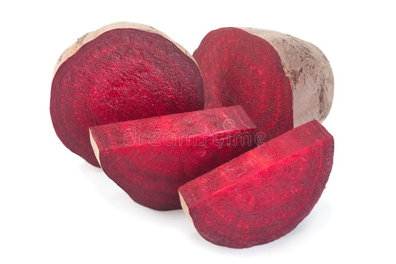 Long Beet Root Vegetable on White Stock Photo - Image of healthy ...
