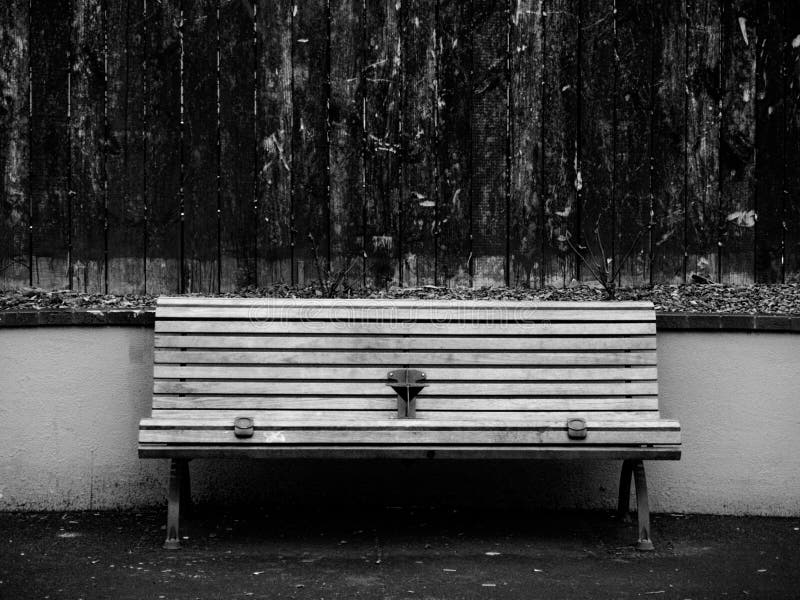 Long Bench stock photo. Image of still, black, bench, park - 766682