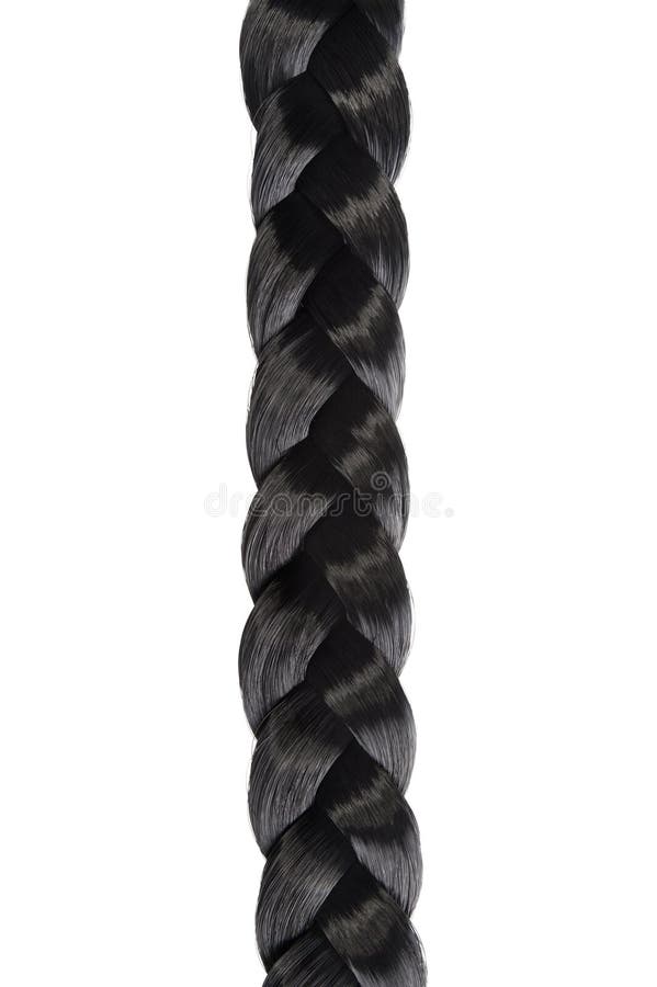 Long black hair braid stock photo. Image of plait, black - 20298318