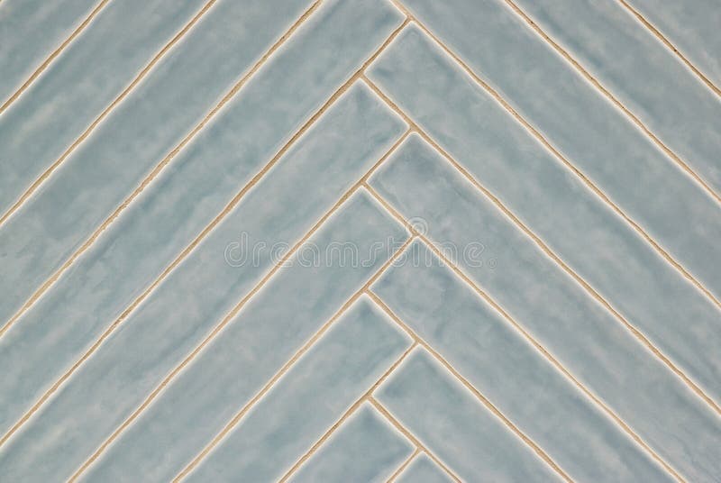 Long Blue Gray Tile Pattern with Light Glaze Finish, Diagonal Pattern ...