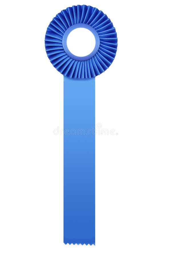 Blue Ribbon stock image. Image of place, white, state, blue - 95083