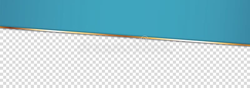 Long Blue Ribbon Banner with Gold Frame with Transparent Place Stock ...