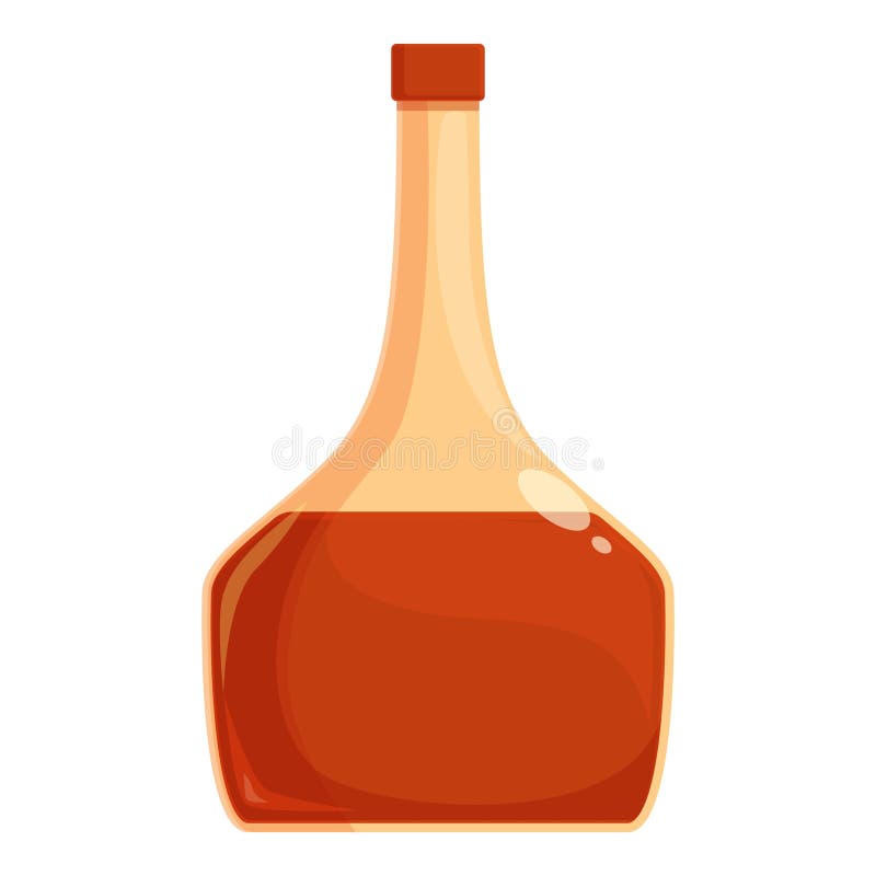 Long Bottle Syrup Icon Cartoon Vector. Maple Stack Stock Vector ...