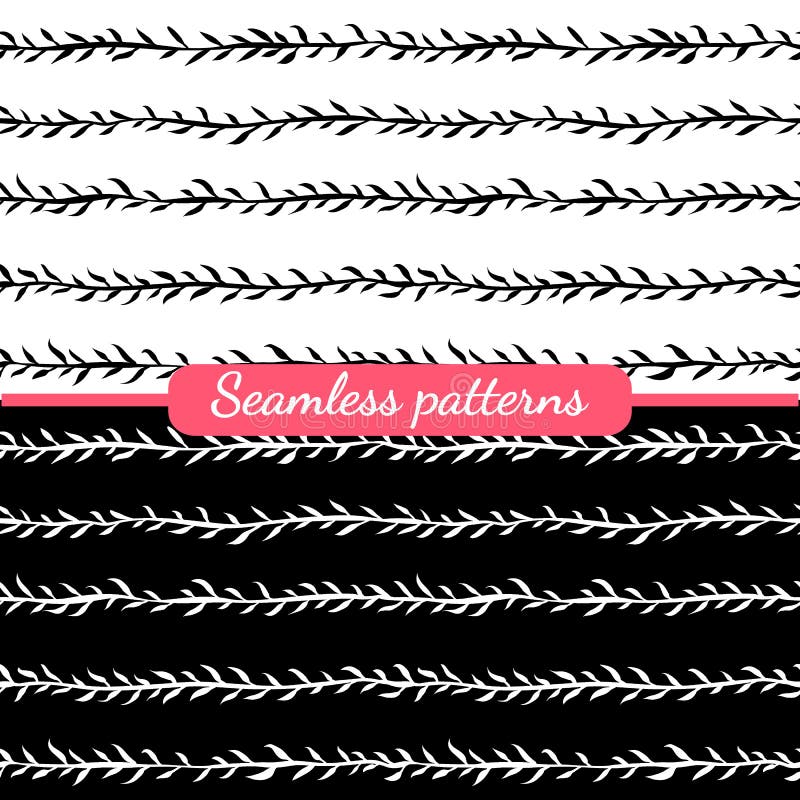 Long Branches and Small Leaves. Stock Vector - Illustration of ...