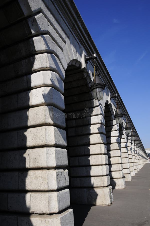 Long bridge stock photo. Image of path, street, paris - 11147380
