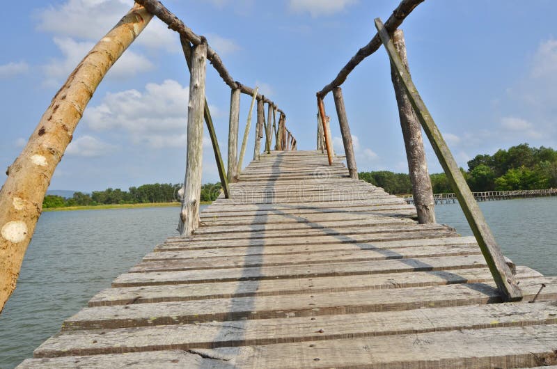 Long Wood Bridge Across Swamp Stock Photos - Free & Royalty-Free Stock ...