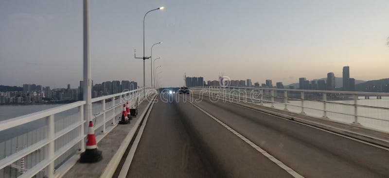 Long Bridge Hong Kong Macao Stock Photo - Image of long, kong: 317471282