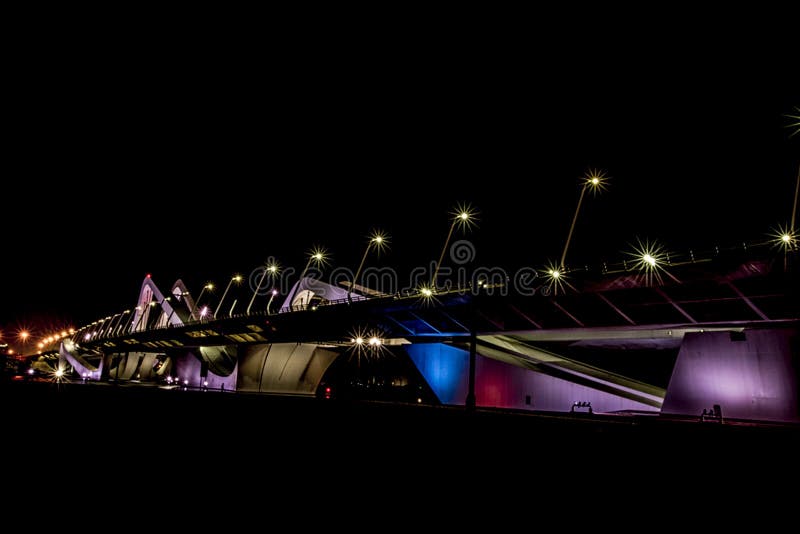 Long Bridge during the Night Stock Photo - Image of bridge, long: 178808564