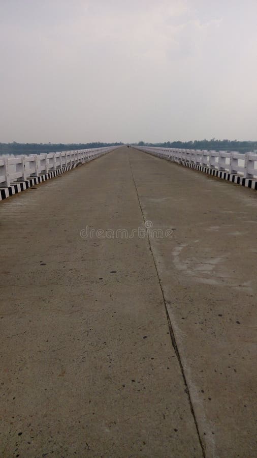 Long bridge one km long stock image. Image of bridge - 46782719