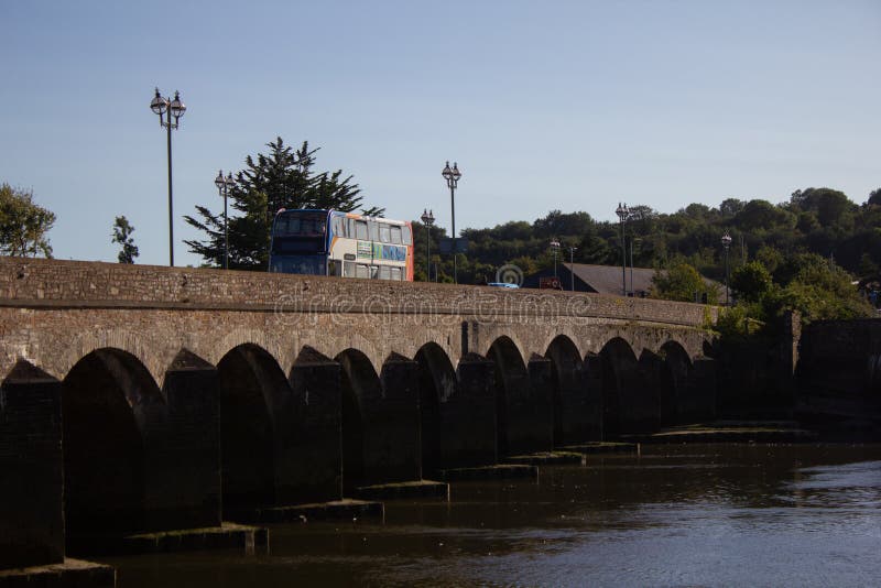 The Long Bridge Over the River Taw in Barnstaple, Devon Editorial Photo ...