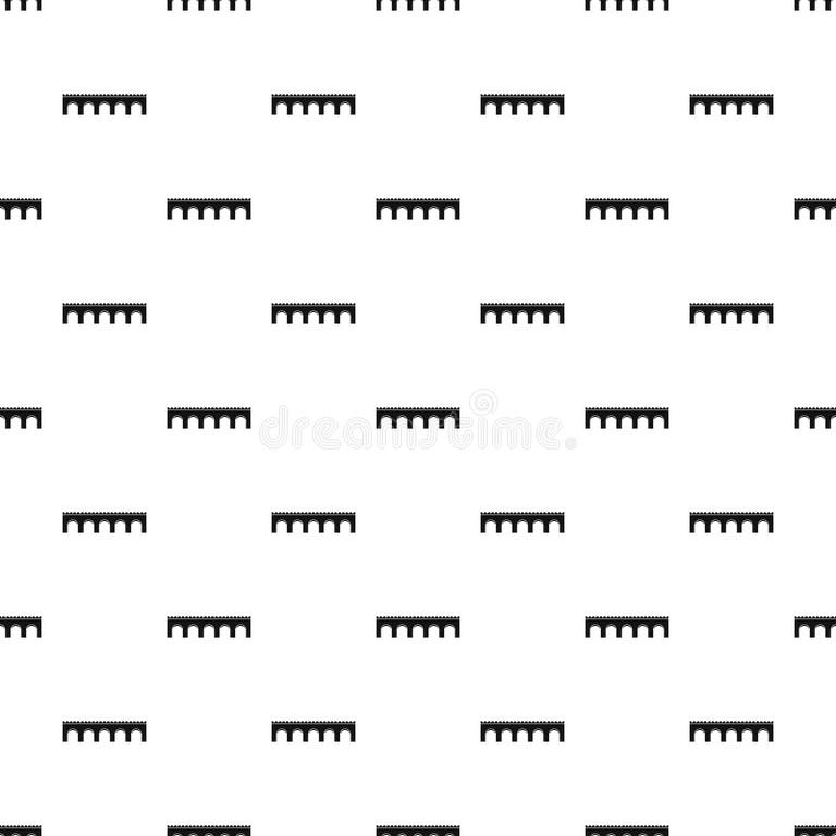 Long Bridge Pattern, Simple Style Stock Vector - Illustration of decor ...