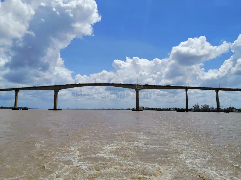 Long Bridge in Suriname South Amerika Stock Image - Image of bridge ...