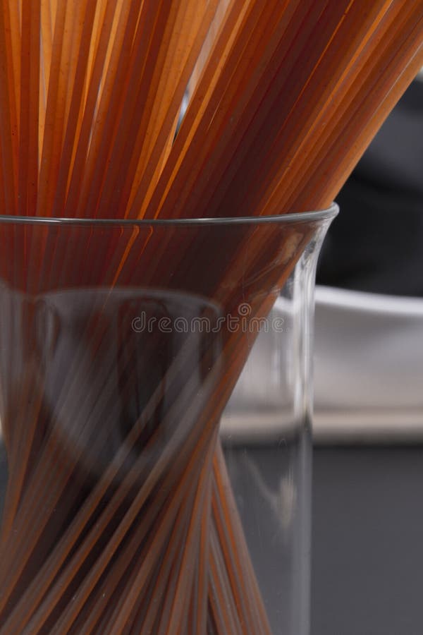 Long Brown and One-piece Pasta . Closed Brown Pasta from Close and ...