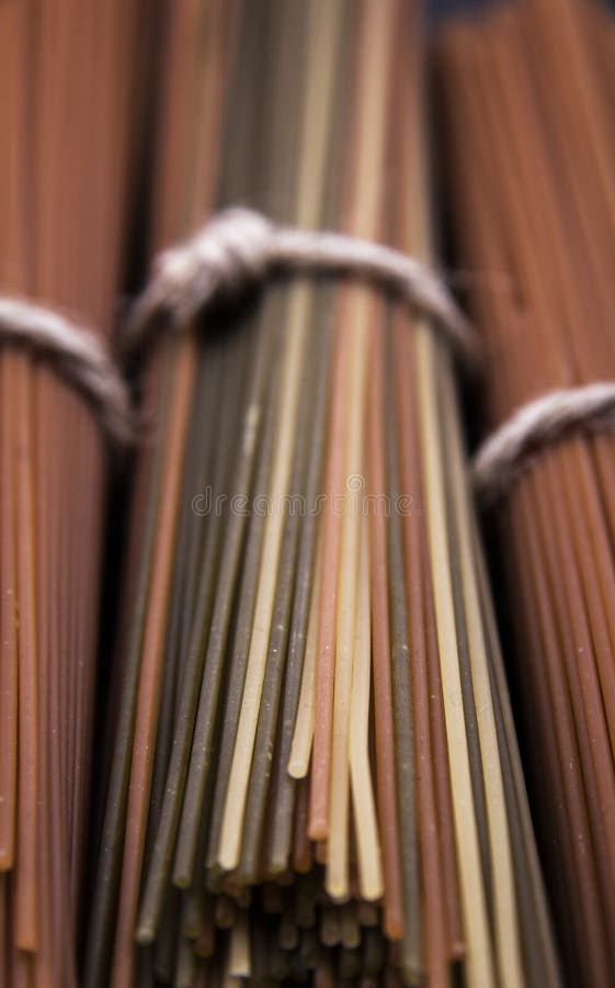 Long Brown and One-piece Pasta. Closed Brown Pasta from Close and ...