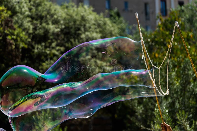 Long bubble stock image. Image of prism, bubble, spain - 56155835