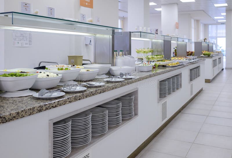 Long Buffet with Dishes and Desserts 7 Stock Image - Image of fruits ...