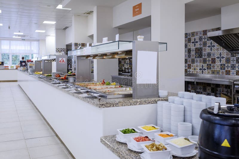 Long Buffet with Soup and Main Dishes 2 Stock Image - Image of fruit ...