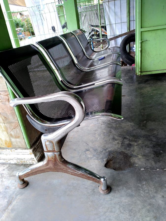 The Long Chair in the Hospital Stock Image - Image of medical, patient ...